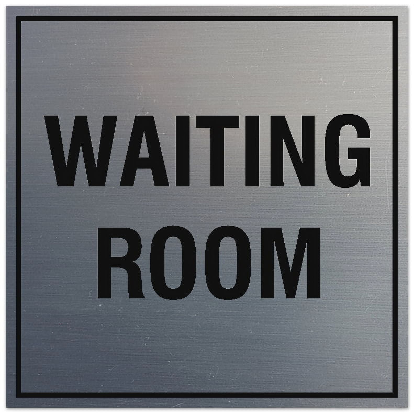 Signs ByLITA Square Waiting Room Sign - Easy Installation | Durable ...