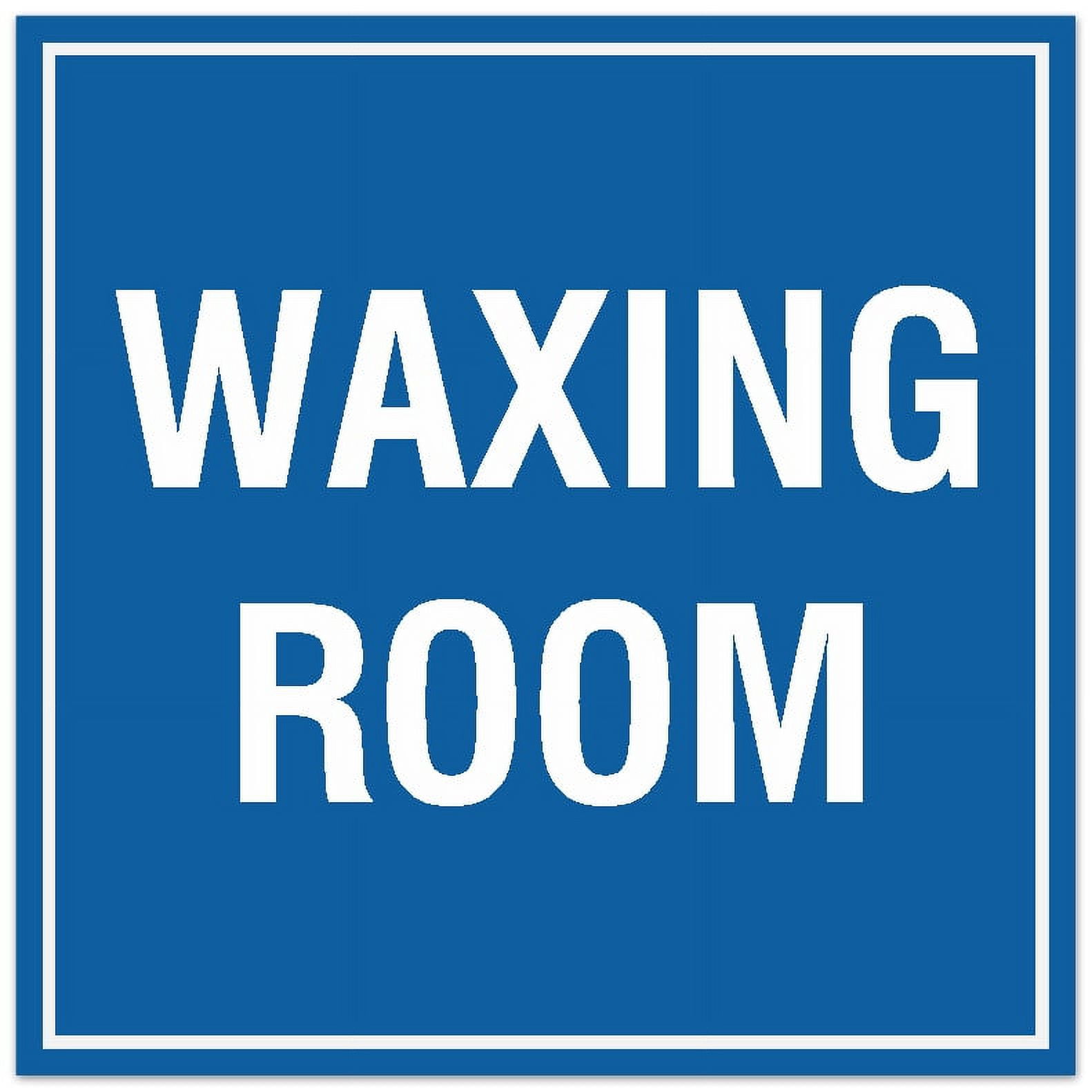 Signs ByLITA Square Waxing Room Sign - Easy Installation | Durable ...