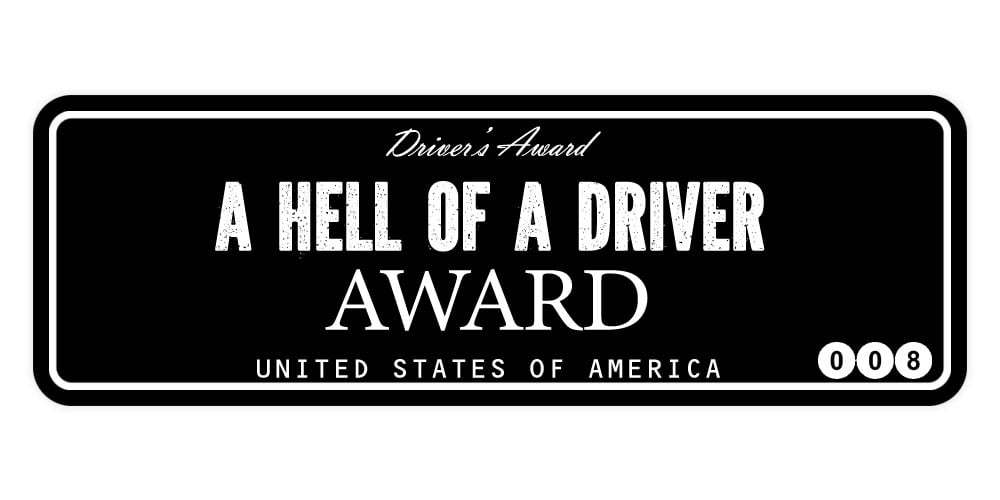 Signs ByLITA Standard A Hell Of A Driver Award Sign (Black) - Small ...