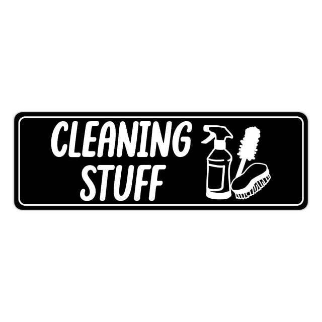 Maintenance Room Sign Signs ByLITA JANITOR'S CLOSET Sign With Adhesive ...