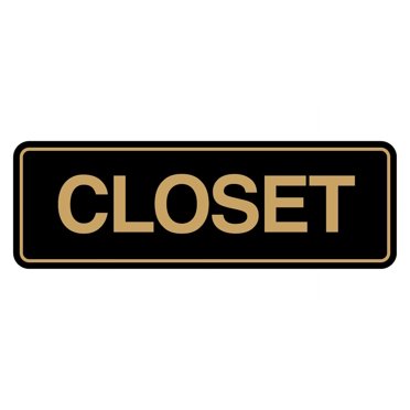 Signs ByLITA Standard Supply Closet Wall or Door Sign | Office Storage ...