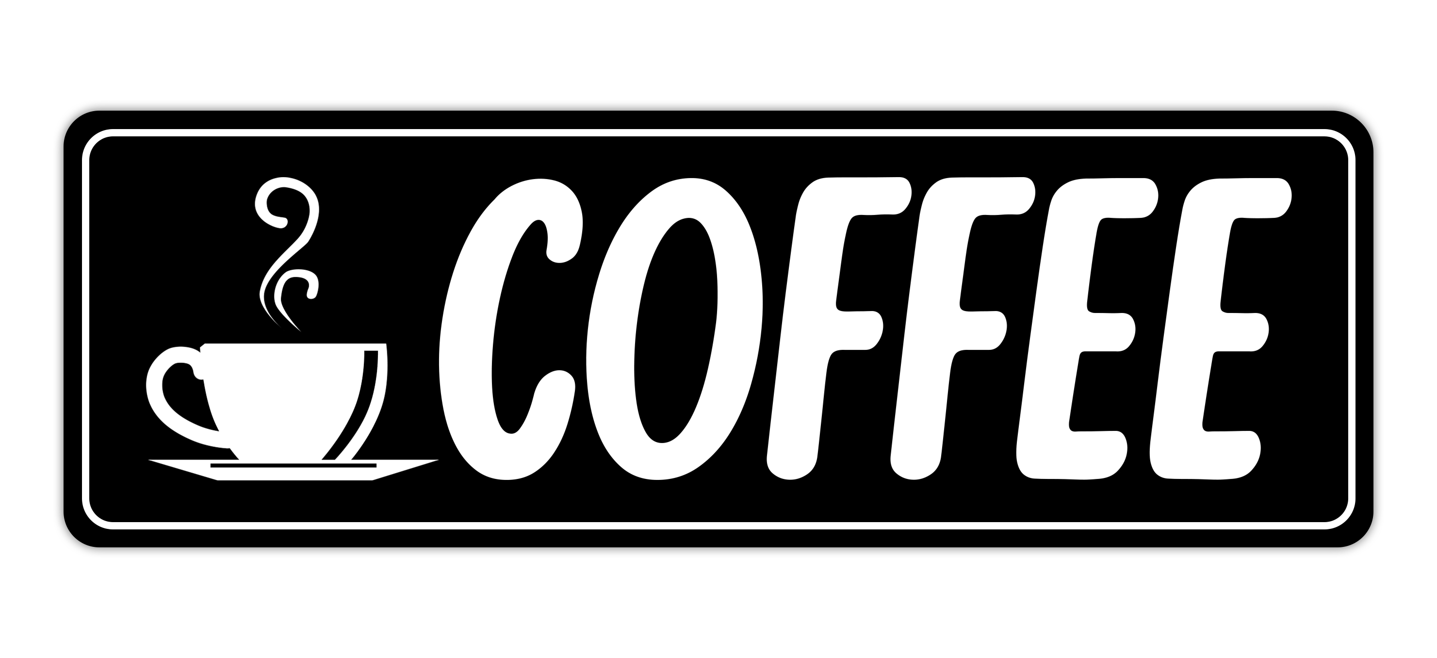Fresh Brewed Coffee Sign - Walmart.com