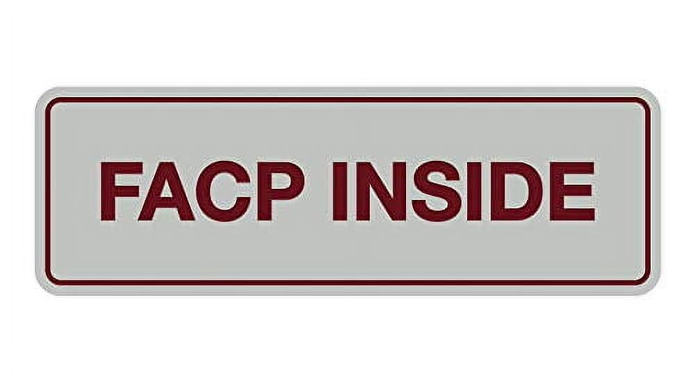 Signs ByLITA Standard FACP Inside Sign | Fire Safety Signage (Light ...