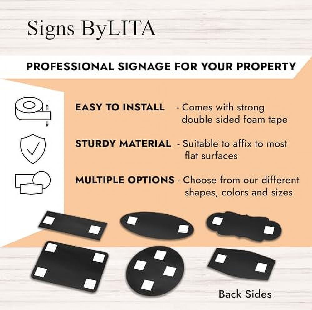 Signs ByLITA Standard FACP Inside Sign | Fire Safety Signage (Navy Blue ...