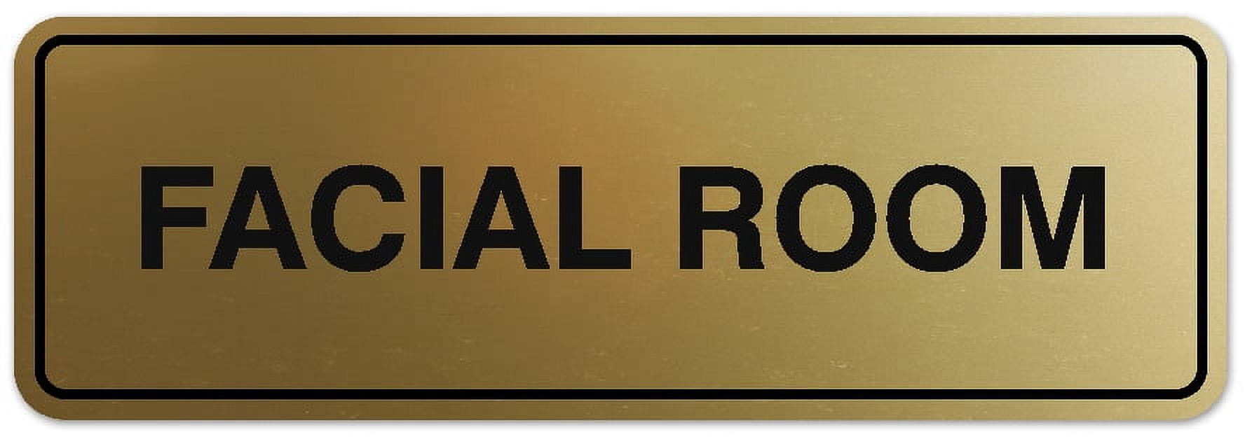 Signs ByLITA Standard Facial Room Sign - Easy Installation | Durable ...