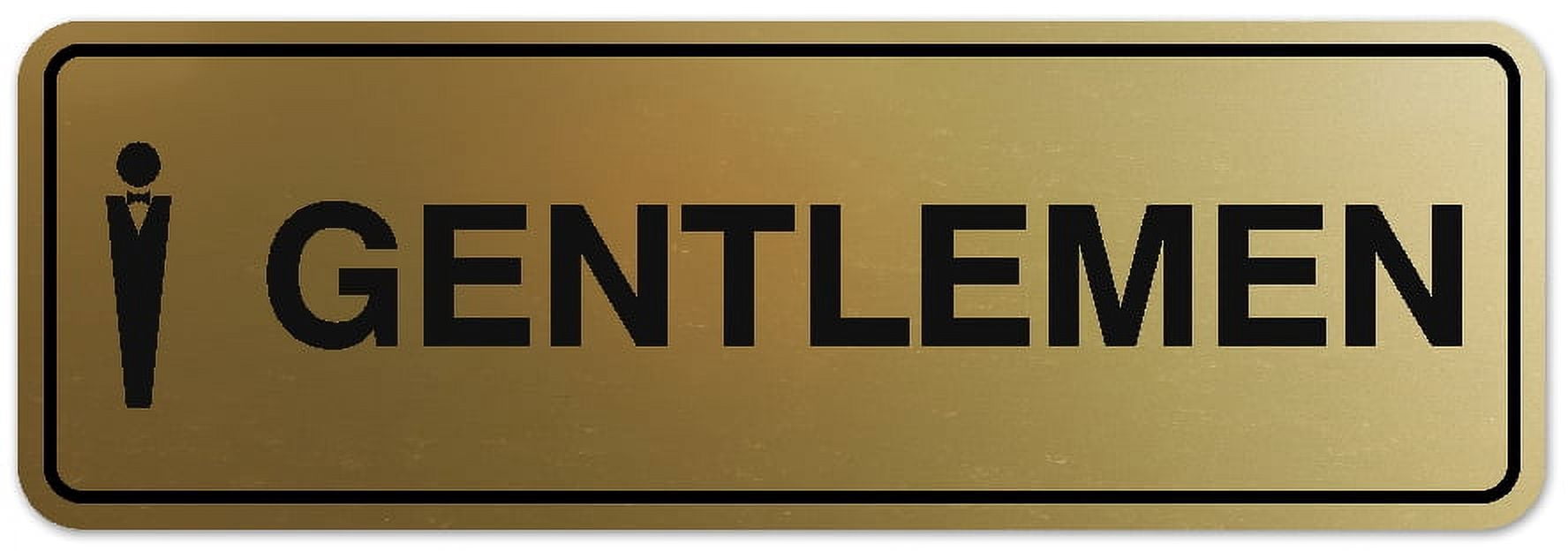 Signs ByLITA Standard Gentlemen Figurine Sign - Easy Installation ...
