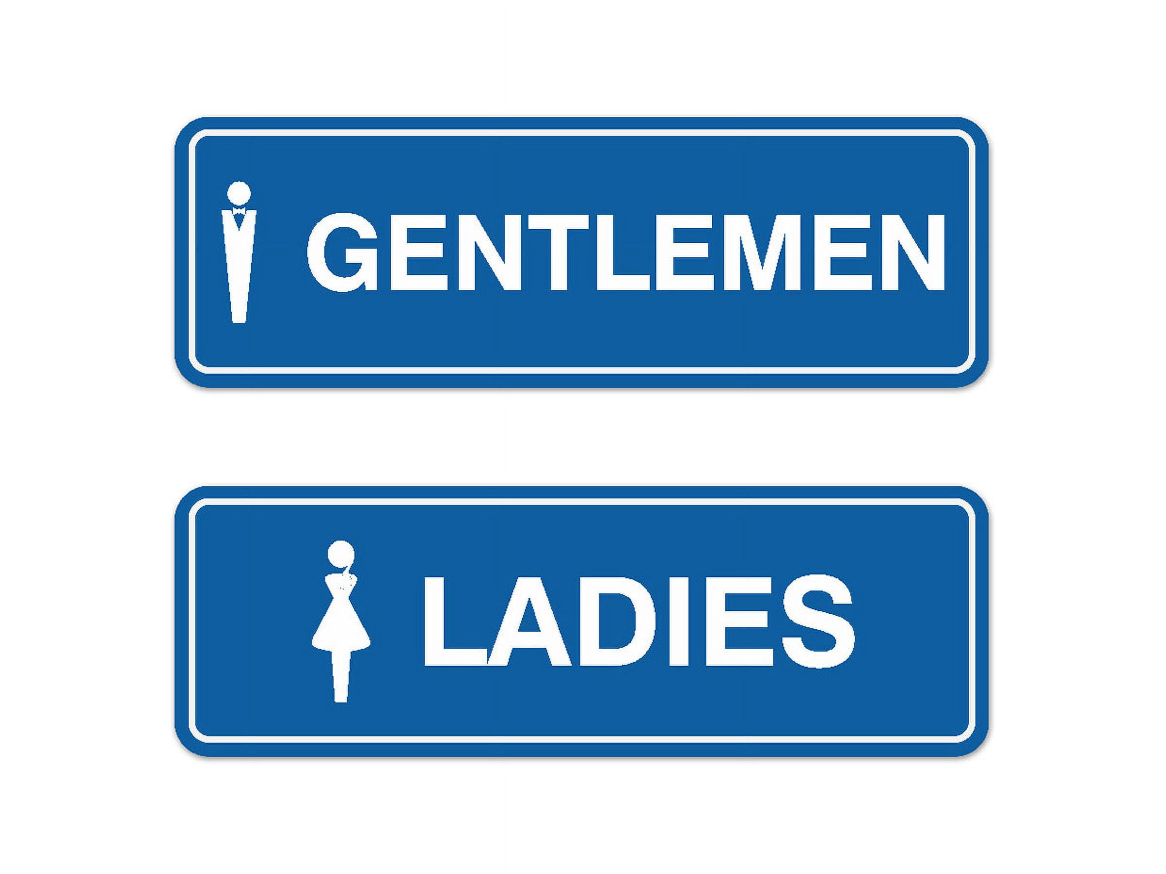Signs ByLITA Standard Gentlemen and Ladies Figurine Signs - Easy ...