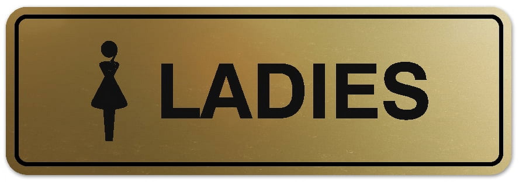 Signs ByLITA Standard Ladies Figurine Sign - Easy Installation ...