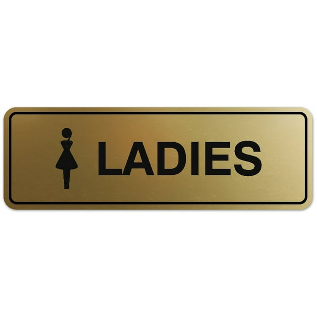 Signs ByLITA Standard Ladies Figurine Sign - Easy Installation ...