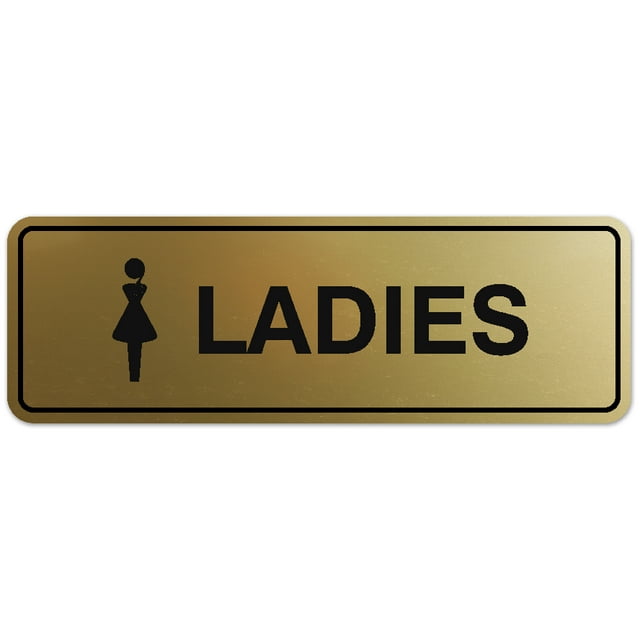 Signs ByLITA Standard Ladies Figurine Sign - Easy Installation ...