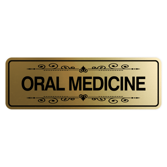 Signs ByLITA Standard Oral Medicine Tooth Graphic Dentist Office Decor ...