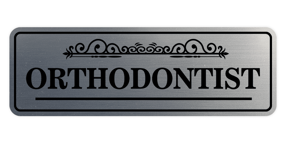 Signs ByLITA Standard Orthodontist Tooth Graphic Dentist Office Decor ...
