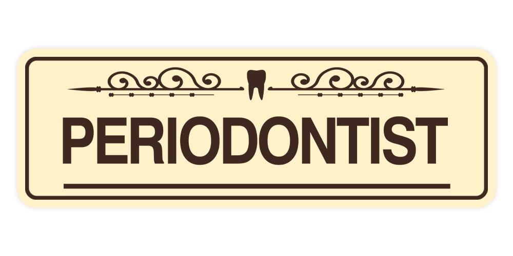 Signs ByLITA Standard Periodontist Tooth Graphic Dentist Office Decor ...