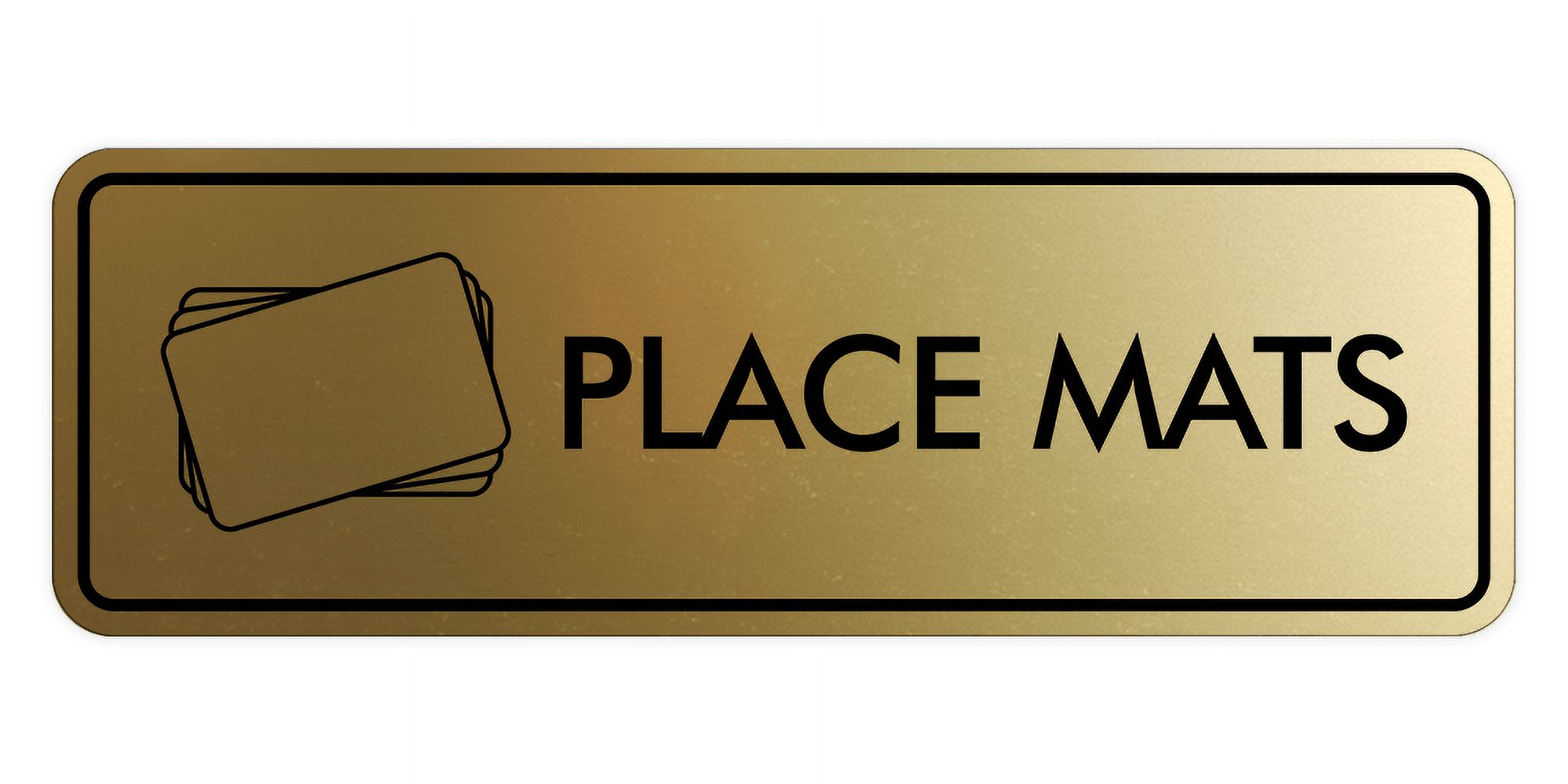 Signs ByLITA Standard Place Mats Door or Wall Sign Easy Installation ...