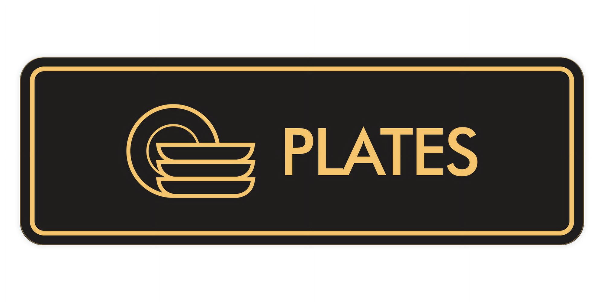 Signs ByLITA Standard Plates Door or Wall Sign Easy Installation ...