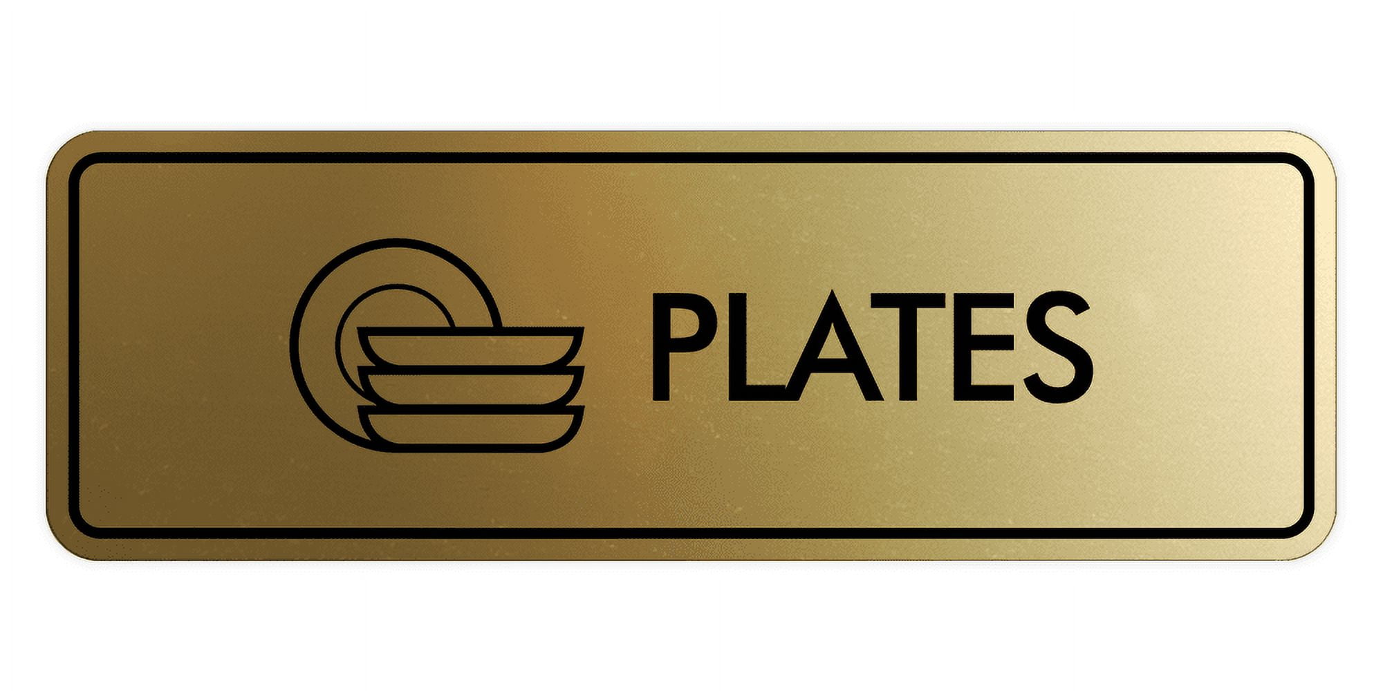 Signs ByLITA Standard Plates Door or Wall Sign Easy Installation ...