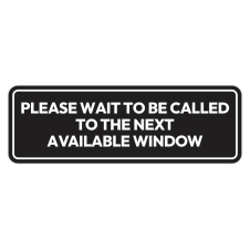 Will Be Back Sign