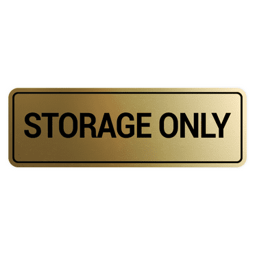 Signs ByLITA Standard Supply Closet Wall or Door Sign | Office Storage ...
