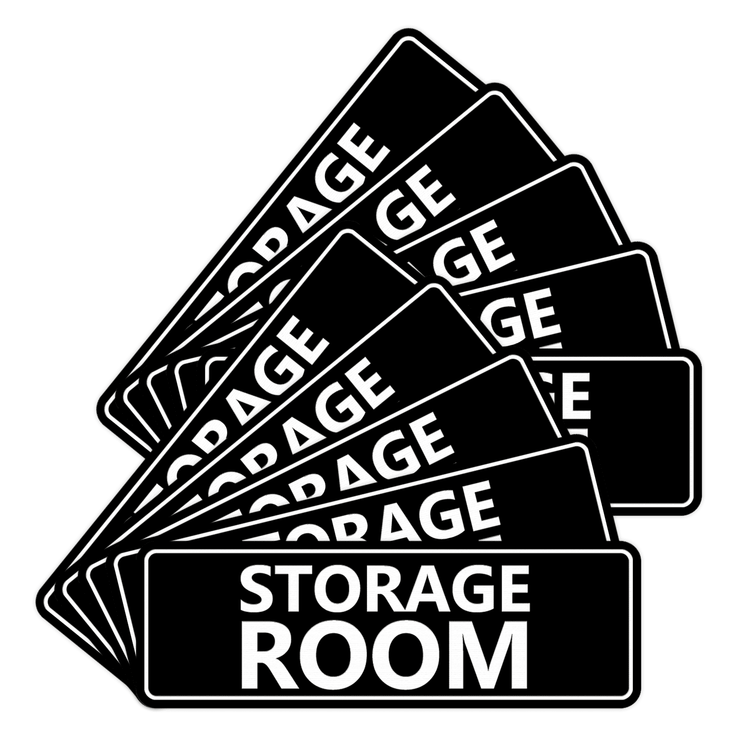 Signs ByLITA Standard Storage Room Sign (Black) - Small (10 Pack ...
