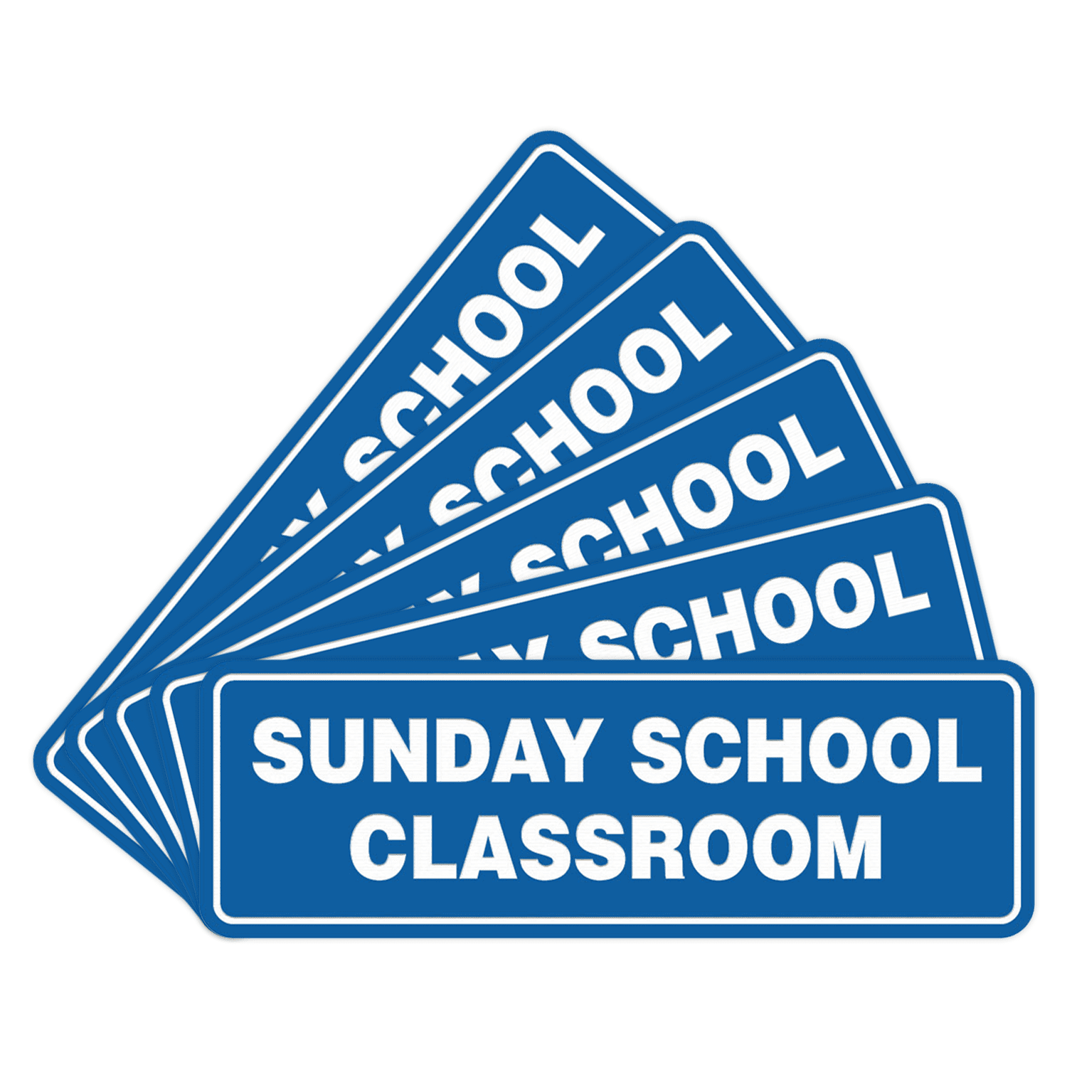 Signs ByLITA Standard Sunday School Classroom Sign (Blue) - Large (5 ...