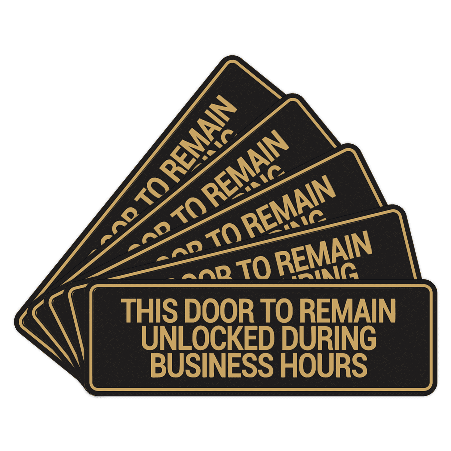 Signs ByLITA Standard This Door To Remain Unlocked During Business ...