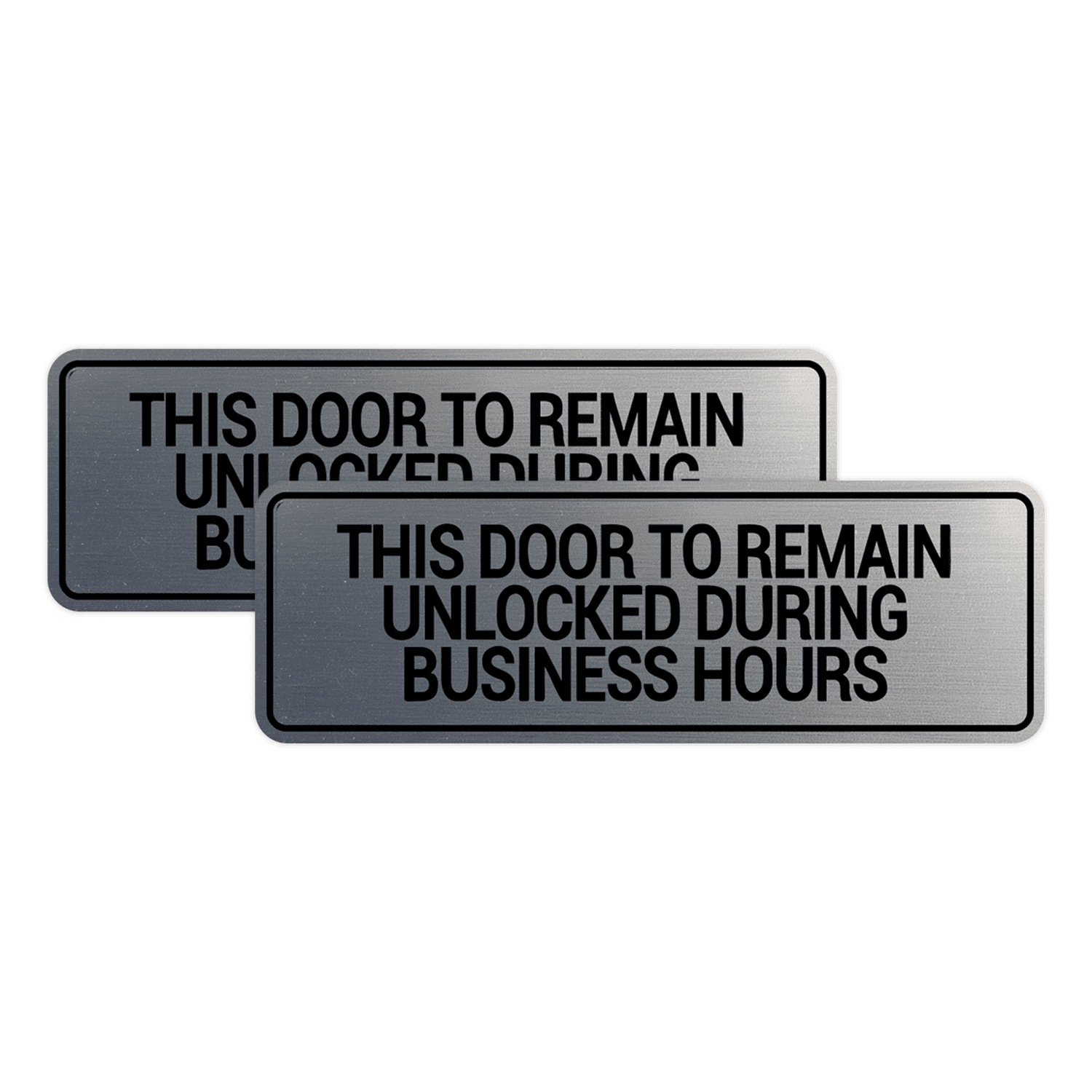 Signs ByLITA Standard This Door To Remain Unlocked During Business ...