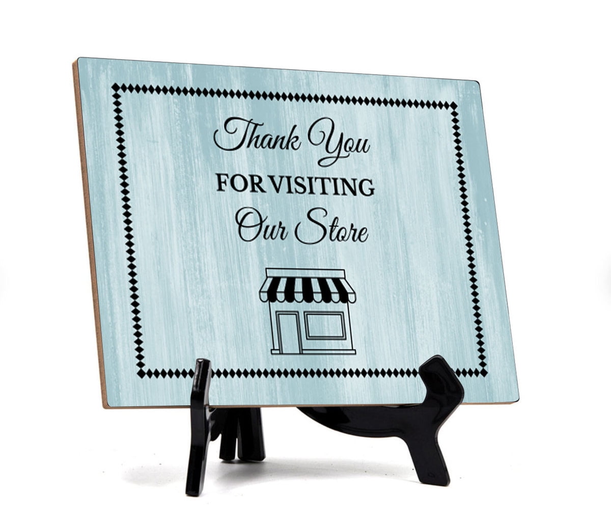 Signs ByLITA Thank You For Visiting Our Store Table Sign with Acrylic ...