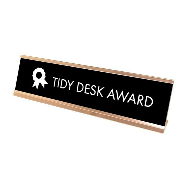 Signs ByLITA Tidy Desk Award Desk Sign, novelty nameplate (2 x 8 ...