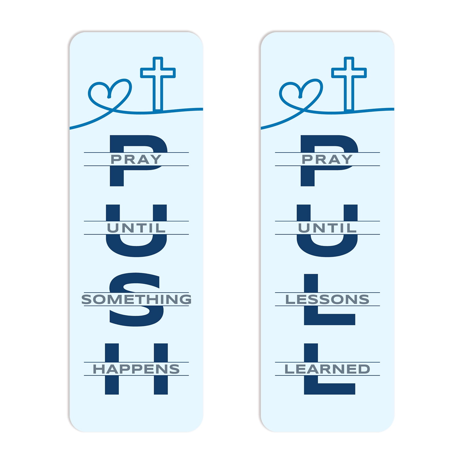 Signs ByLITA Vertical Push and Pull Door Signs (Christian Pray Until ...
