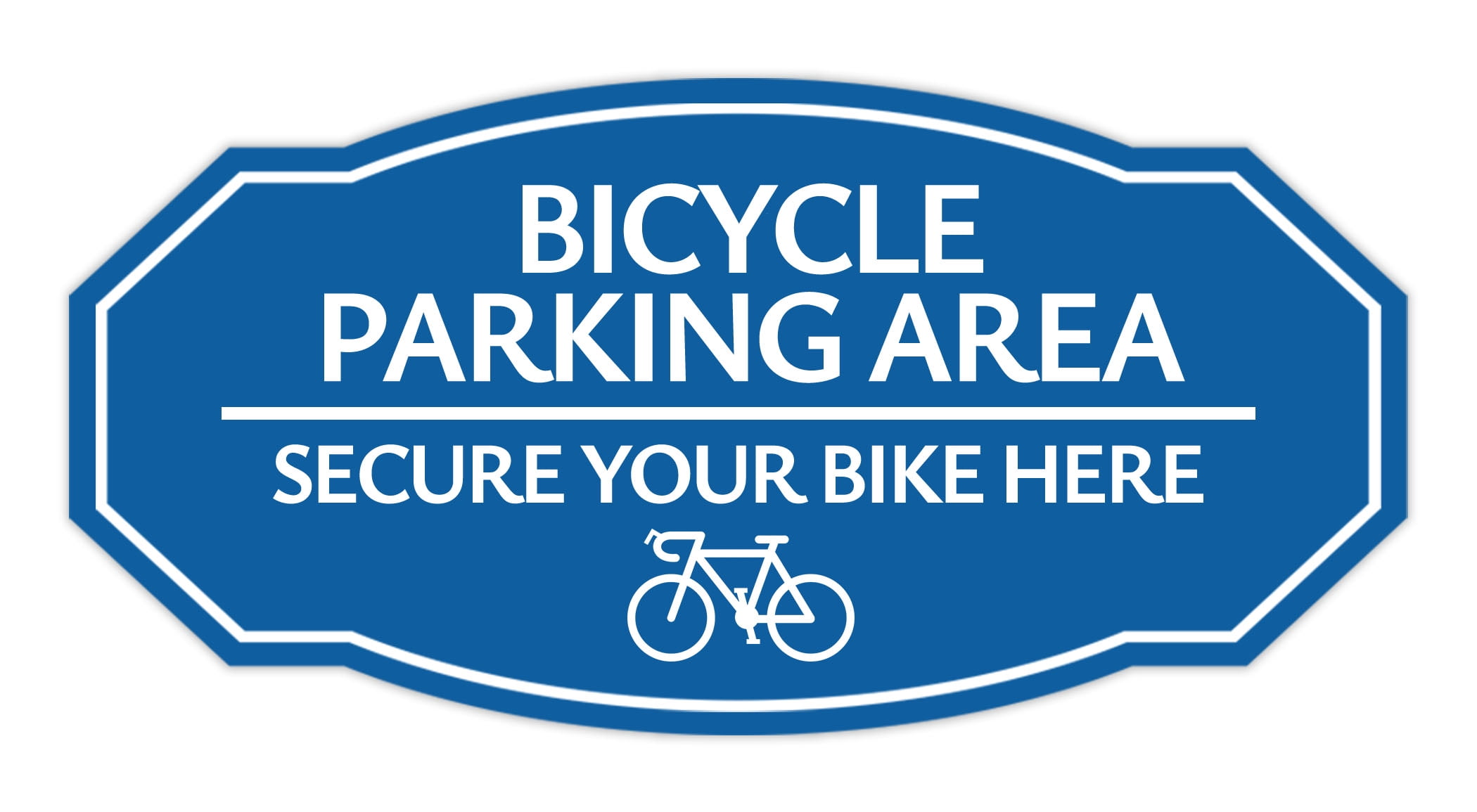 Signs ByLITA Victorian Bicycle Parking Area Secure Your Bike Here ABS ...