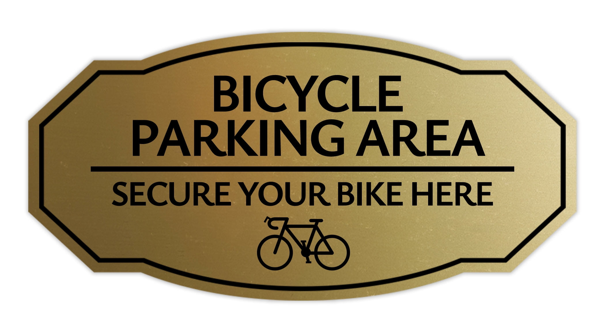Signs ByLITA Victorian Bicycle Parking Area Secure Your Bike Here ABS ...