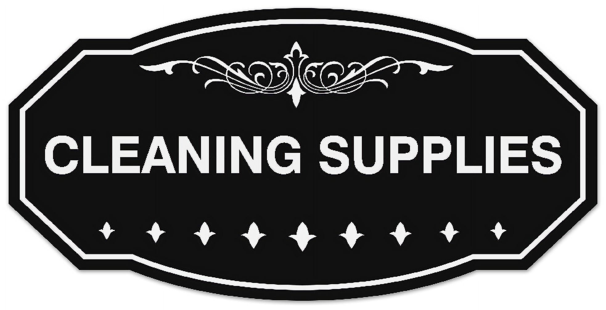 Signs ByLITA Victorian Cleaning Supplies Sign - Laser-Engraved ...