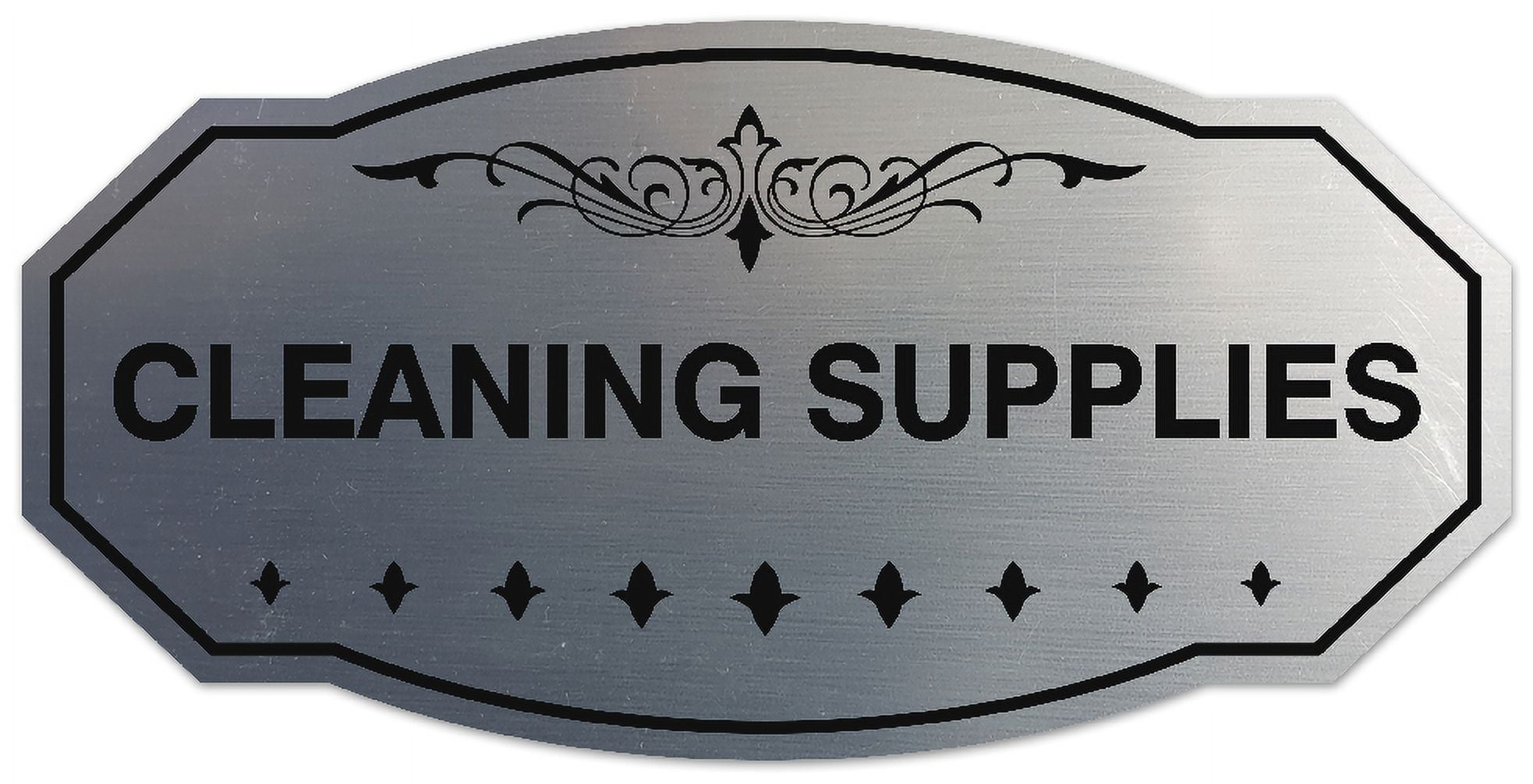 Signs ByLITA Victorian Cleaning Supplies Sign - Laser-Engraved ...