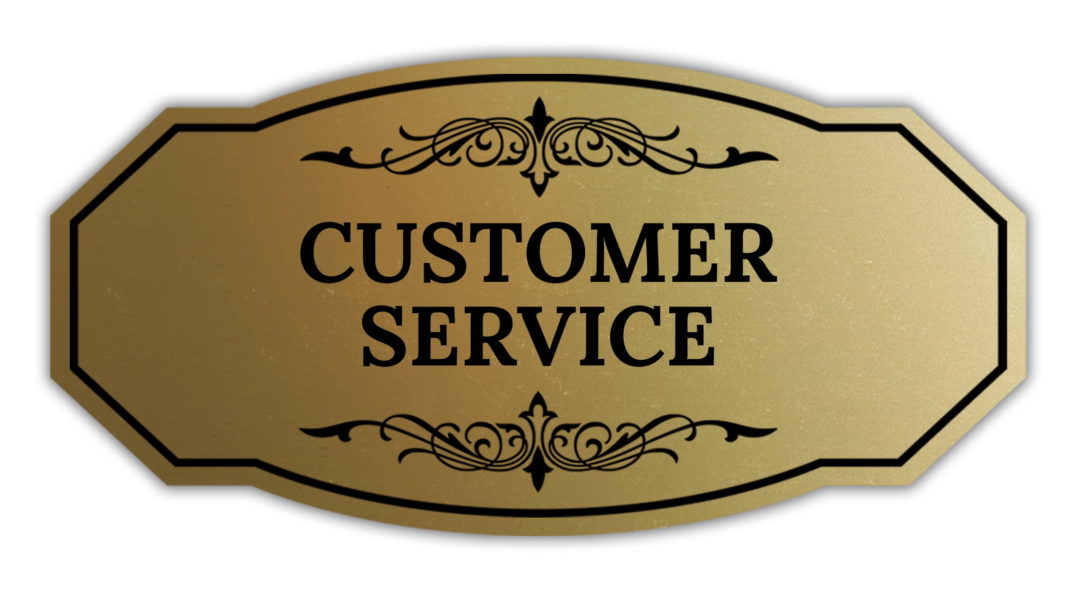 Signs ByLITA Victorian Customer Service Department Graphic Sign ...