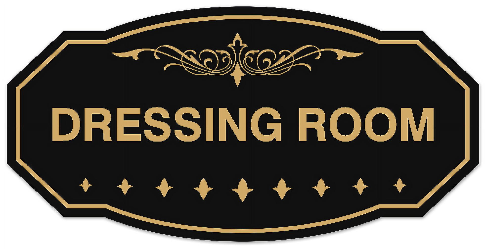 Signs ByLITA Victorian Dressing Room Sign - Laser-Engraved Lettering ...