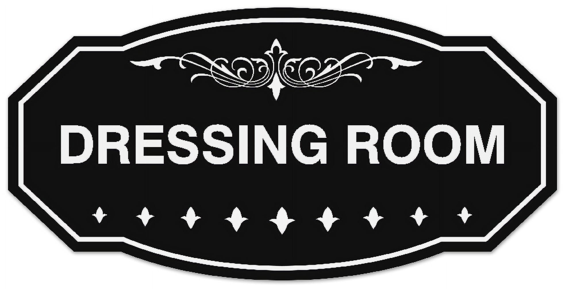 Signs ByLITA Victorian Dressing Room Sign - Laser-Engraved Lettering ...