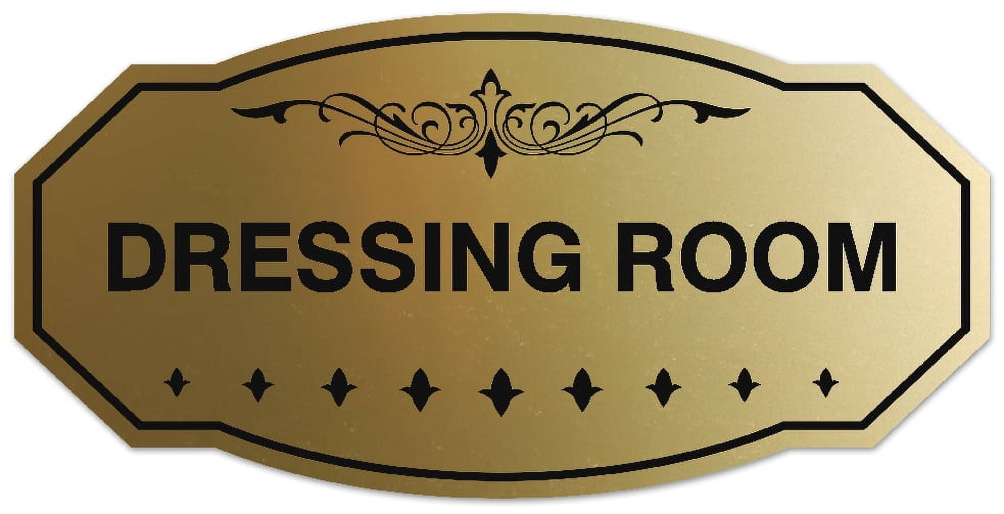 Signs ByLITA Victorian Dressing Room Sign - Laser-Engraved Lettering ...
