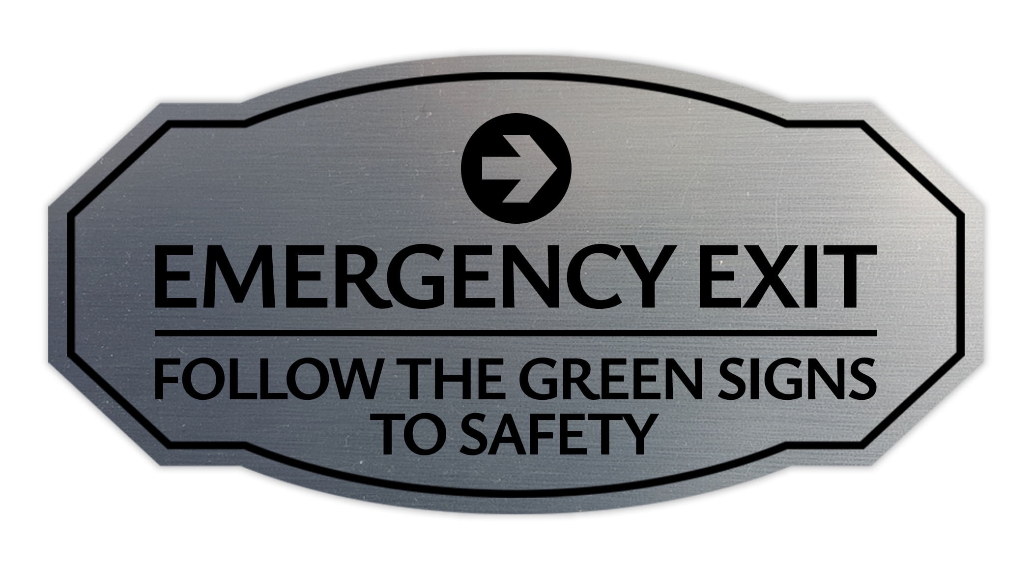 Signs ByLITA Victorian Emergency Exit Follow the Green Signs to Safety ...