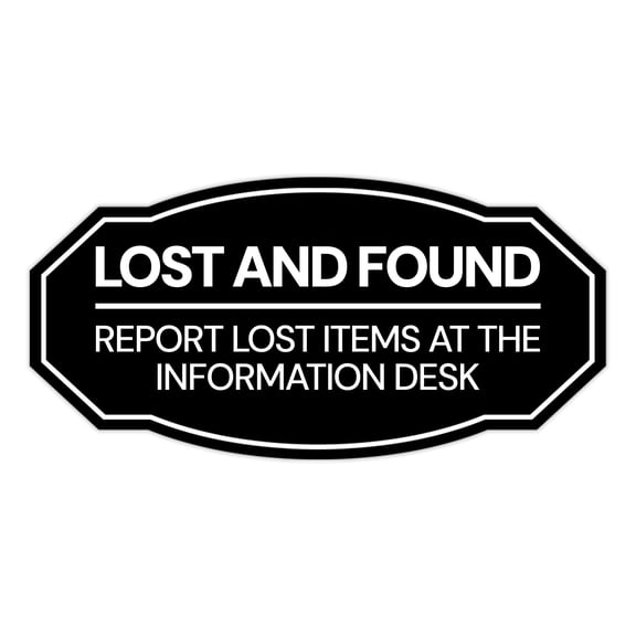 Lost Found Sign
