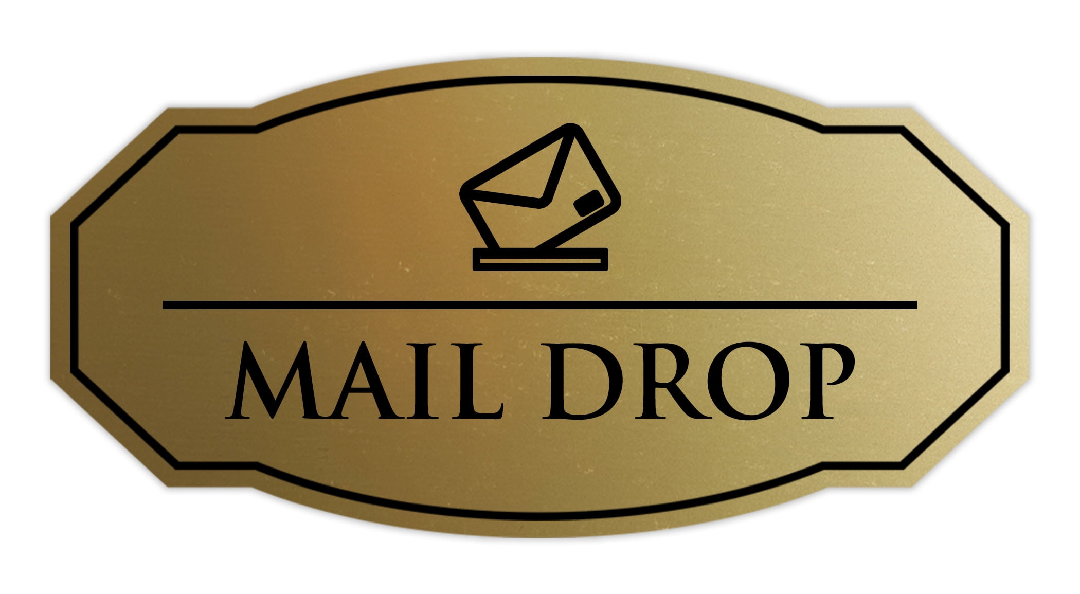Signs ByLITA Victorian Mail Drop Durable ABS Plastic | Laser Engraved ...