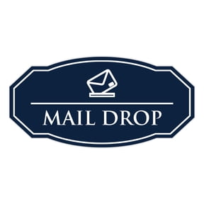 Signs ByLITA Victorian Outgoing Mail Durable ABS Plastic | Laser ...