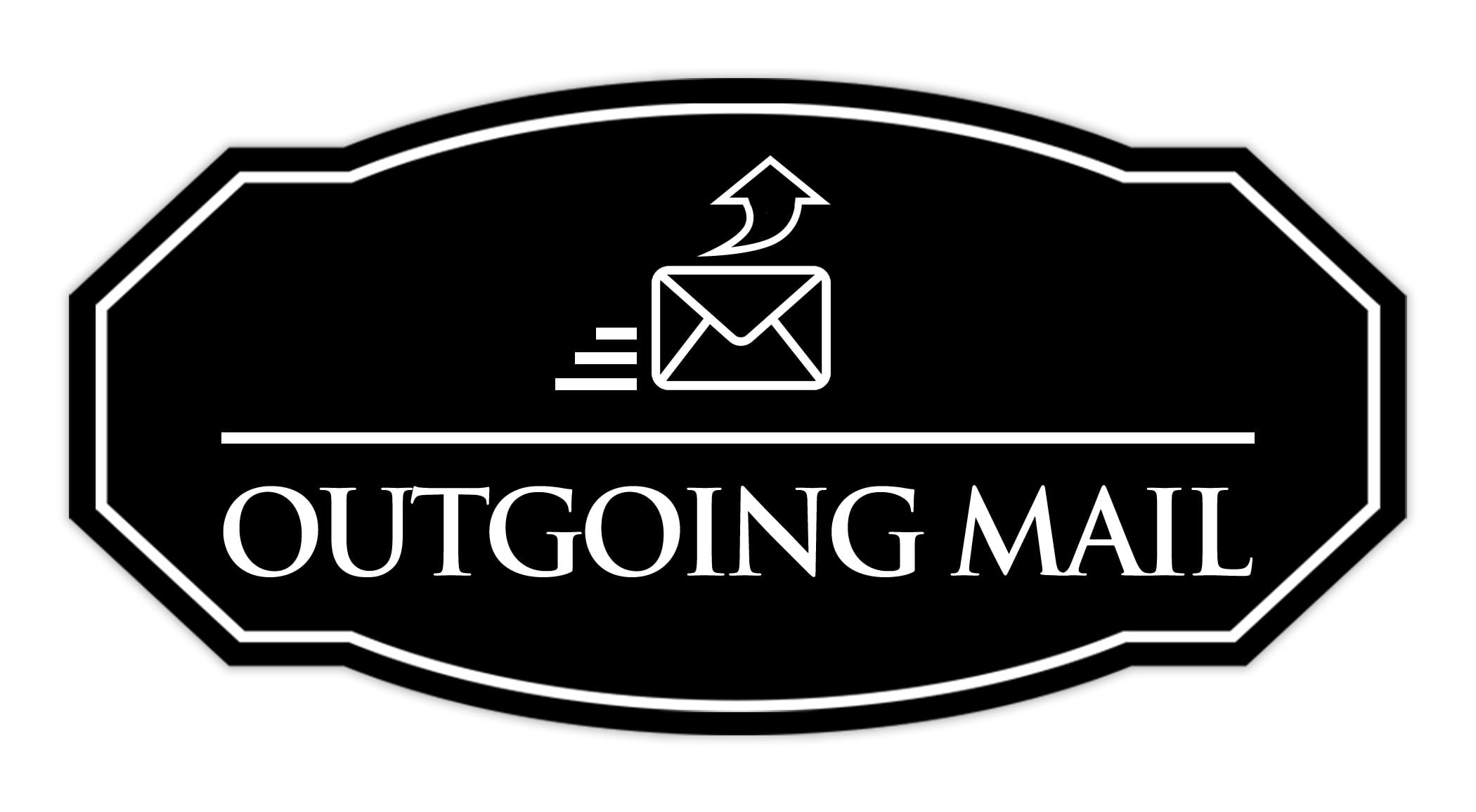 Signs ByLITA Victorian Outgoing Mail Durable ABS Plastic | Laser ...