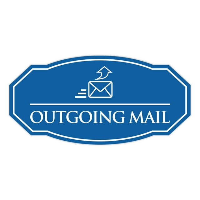 Signs ByLITA Victorian Outgoing Mail Durable ABS Plastic | Laser ...