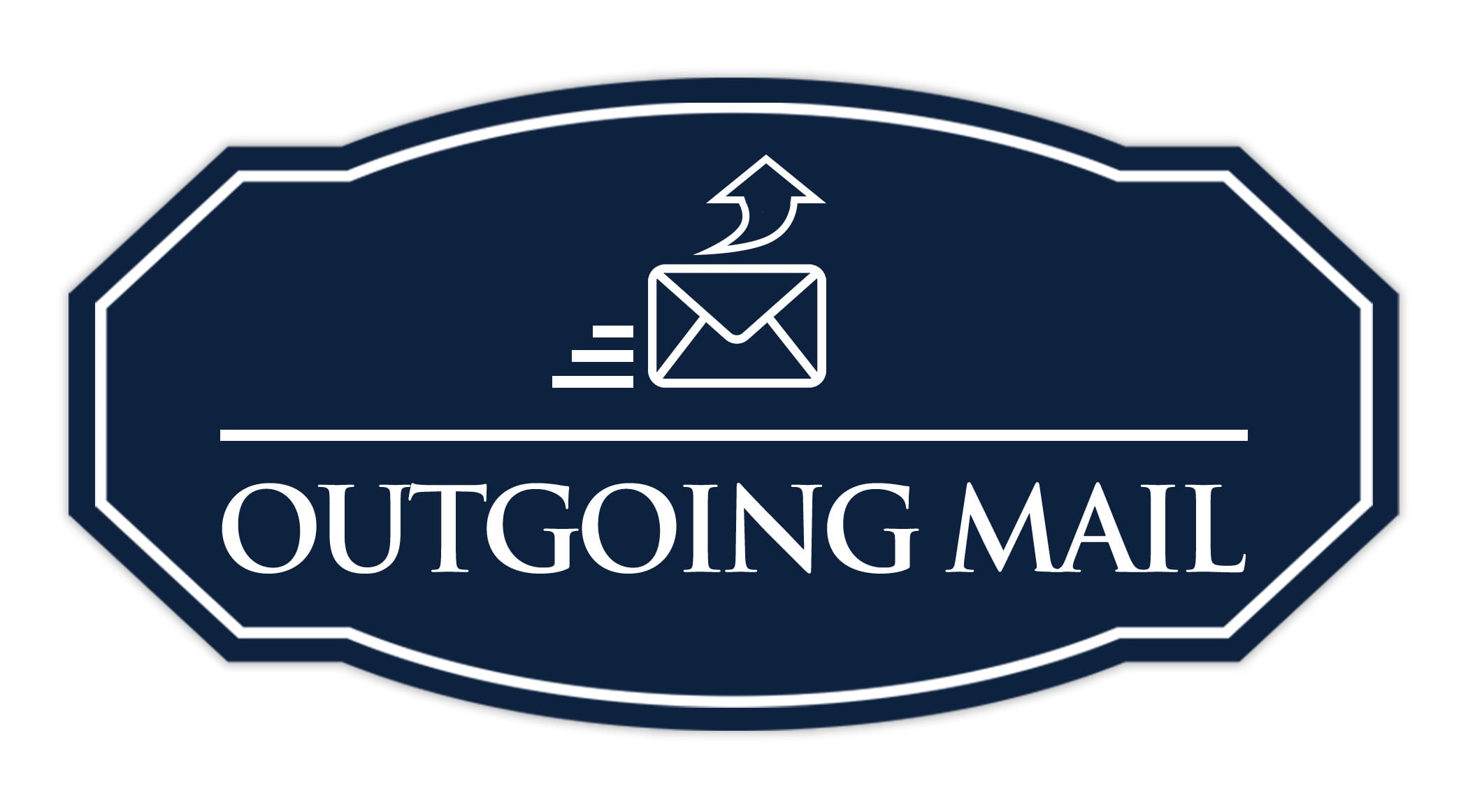 Signs ByLITA Victorian Outgoing Mail Durable ABS Plastic | Laser ...