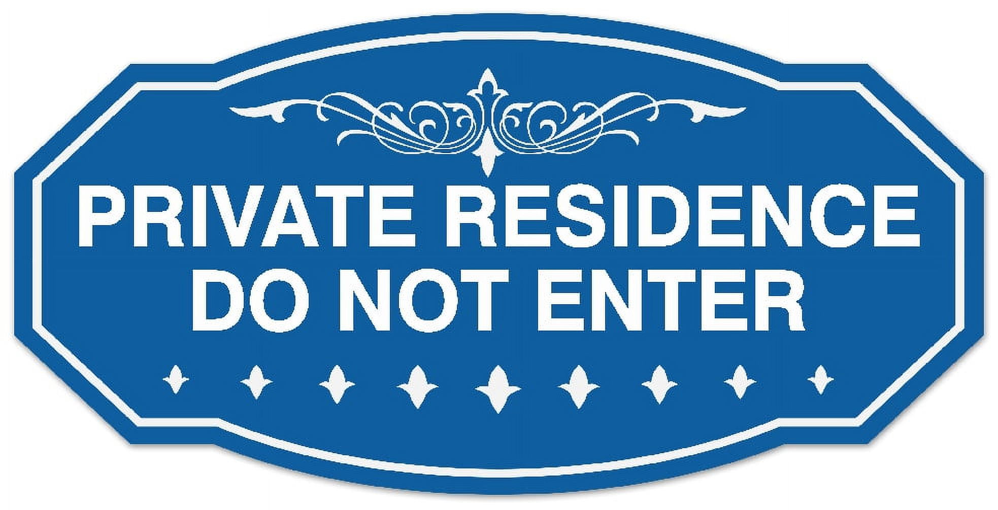 Signs ByLITA Victorian Private Residence Do Not Enter Sign - Laser ...