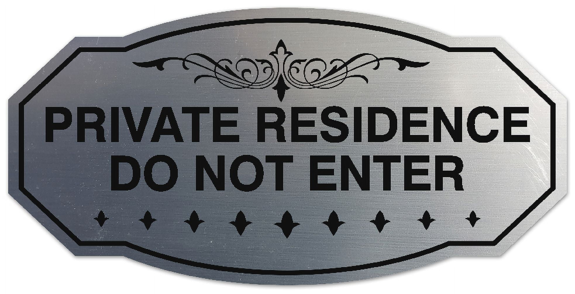 Signs ByLITA Victorian Private Residence Do Not Enter Sign - Laser ...