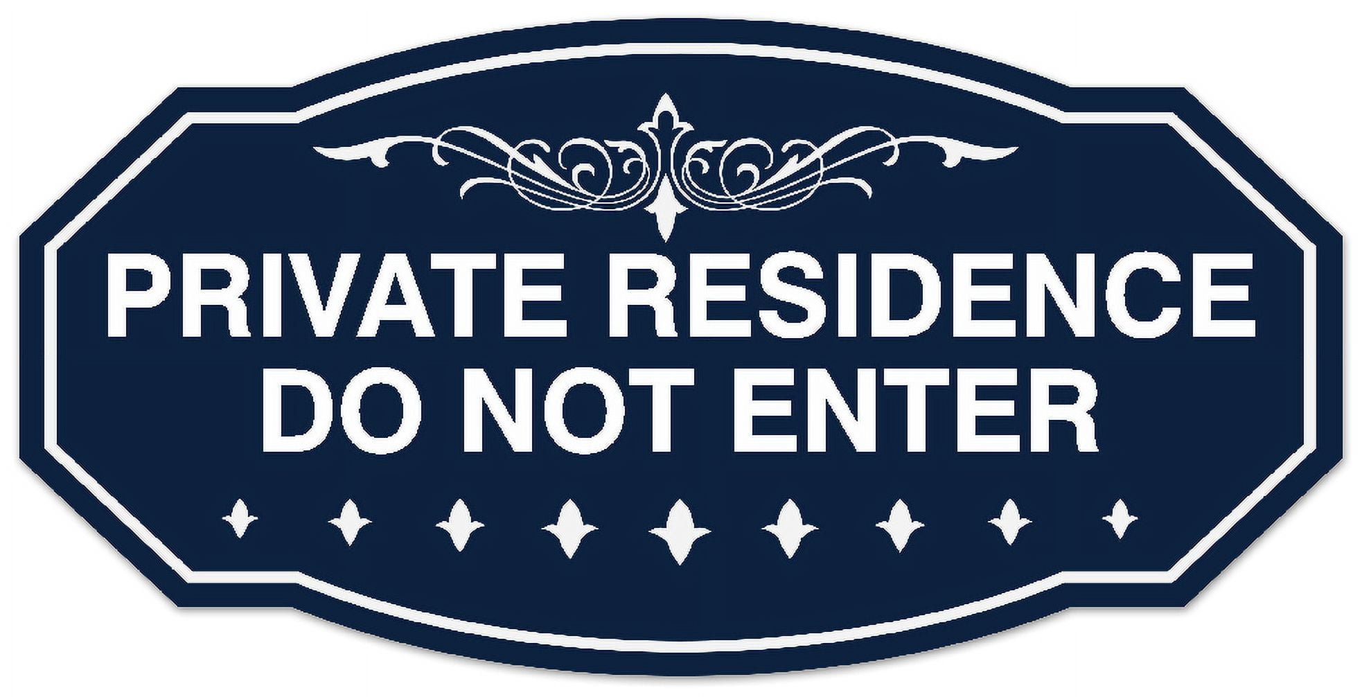Signs ByLITA Victorian Private Residence Do Not Enter Sign - Laser ...