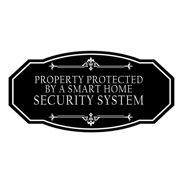 Signs ByLITA Victorian Property Protected By a Smart Home Security ...