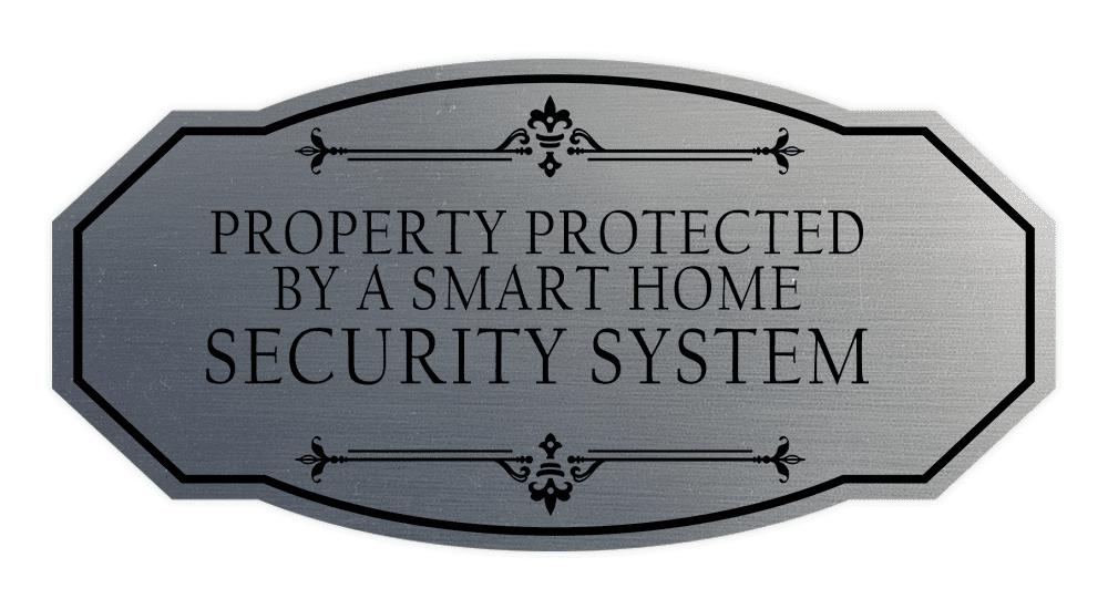 Signs ByLITA Victorian Property Protected By a Smart Home Security ...