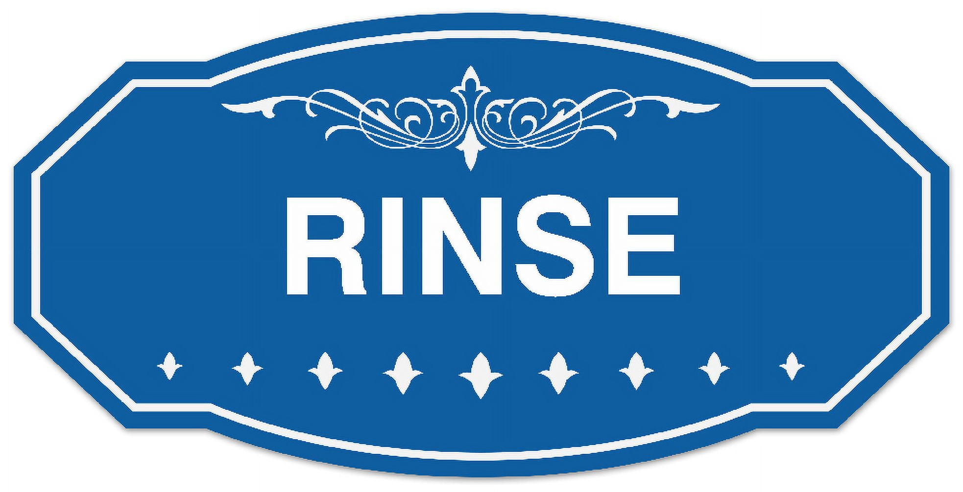 Signs ByLITA Victorian Rinse Sign - Laser-Engraved Lettering | Durable ...